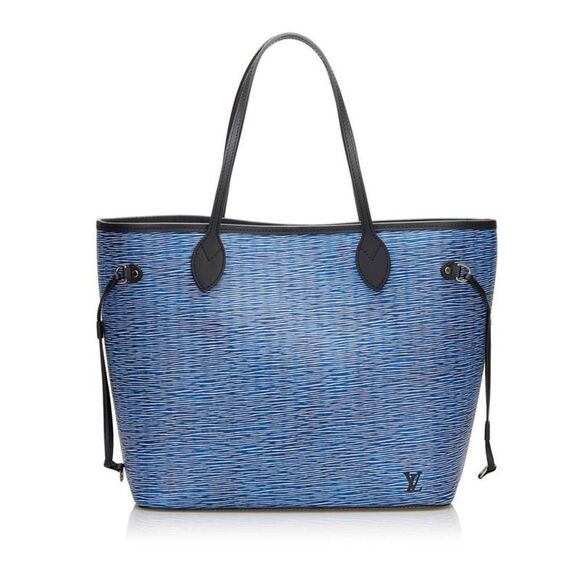 Louis Vuitton | Bags | Louis Vuittonepi Denim Neverfull Mm Tote Bag ...